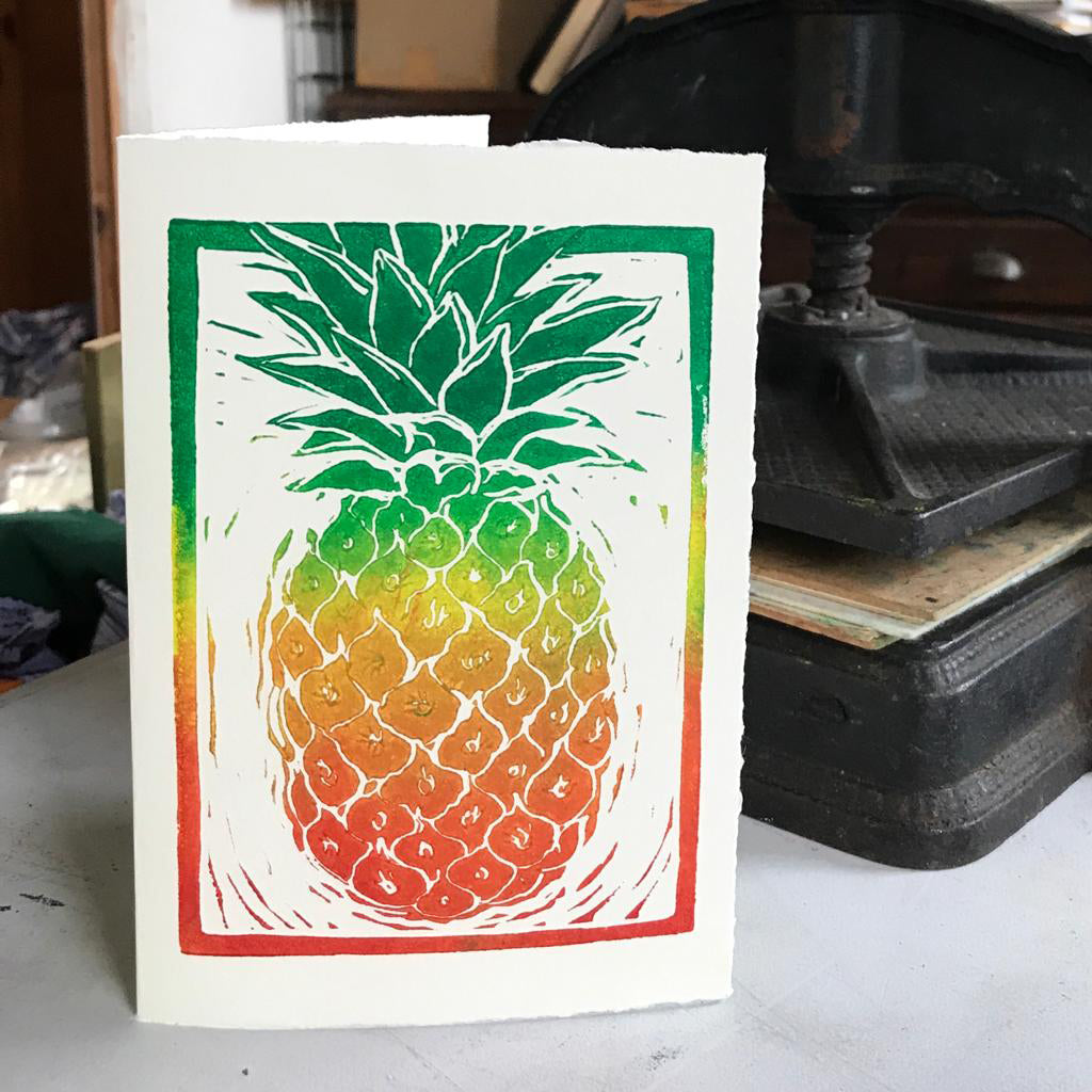 Hand Printed Greetings Cards | Lino Cut Hand Printed Greetings Cards ...